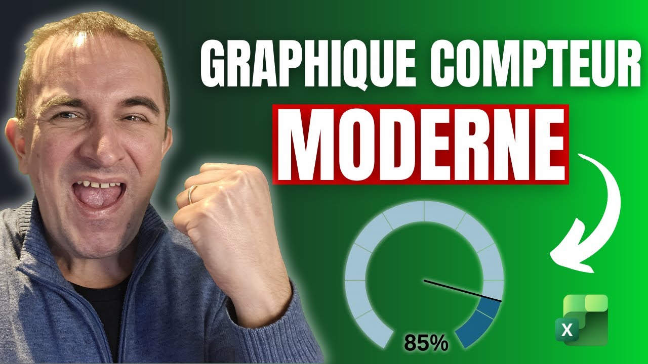 Créer un Graphique Moderne de Type Compteur dans Excel - Tuto Complet ...