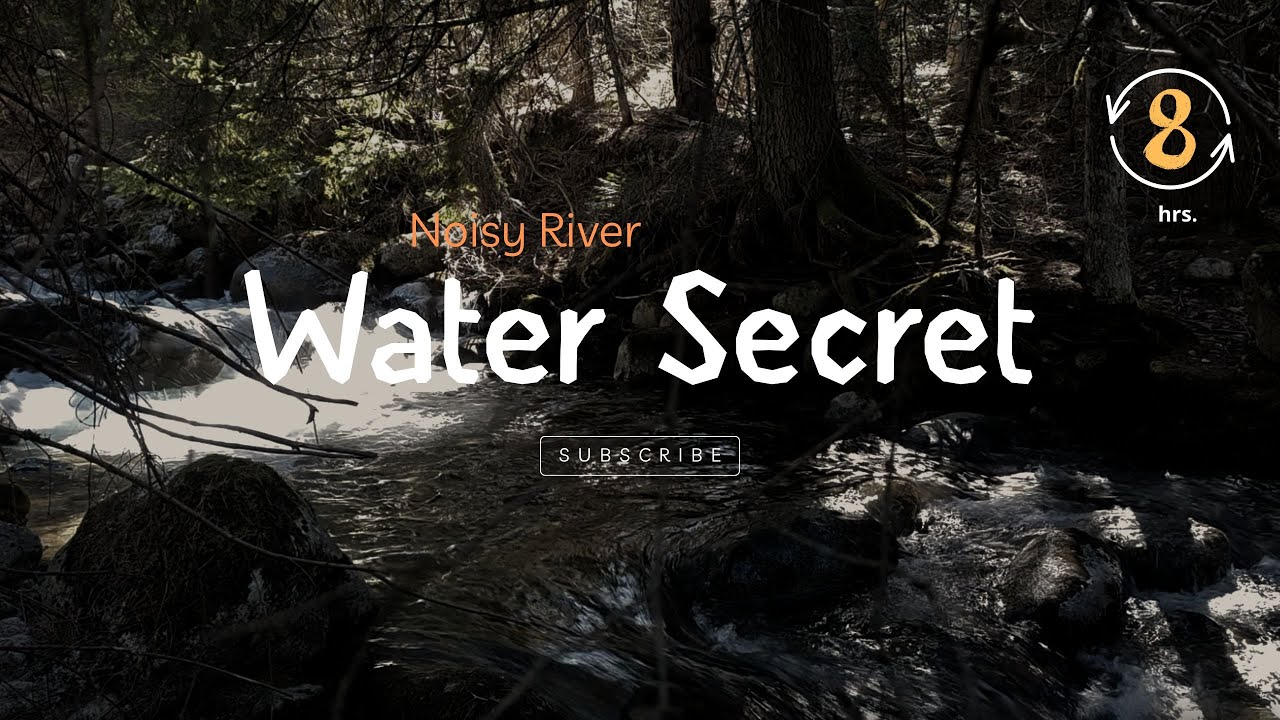 Noisy River Soundscape 🌀 Powerful River Flow Audio [#watersounds] 💙 ...