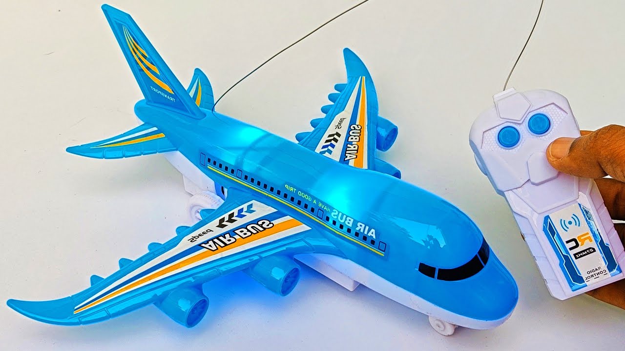 Radio Control Airplane Unboxing & Remote Control Airbus & - YouTube