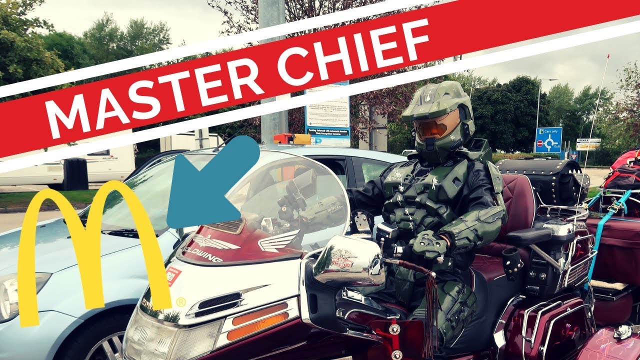 The Master Chief Goes to Mcdonalds! UK Vlog. Halo. - YouTube