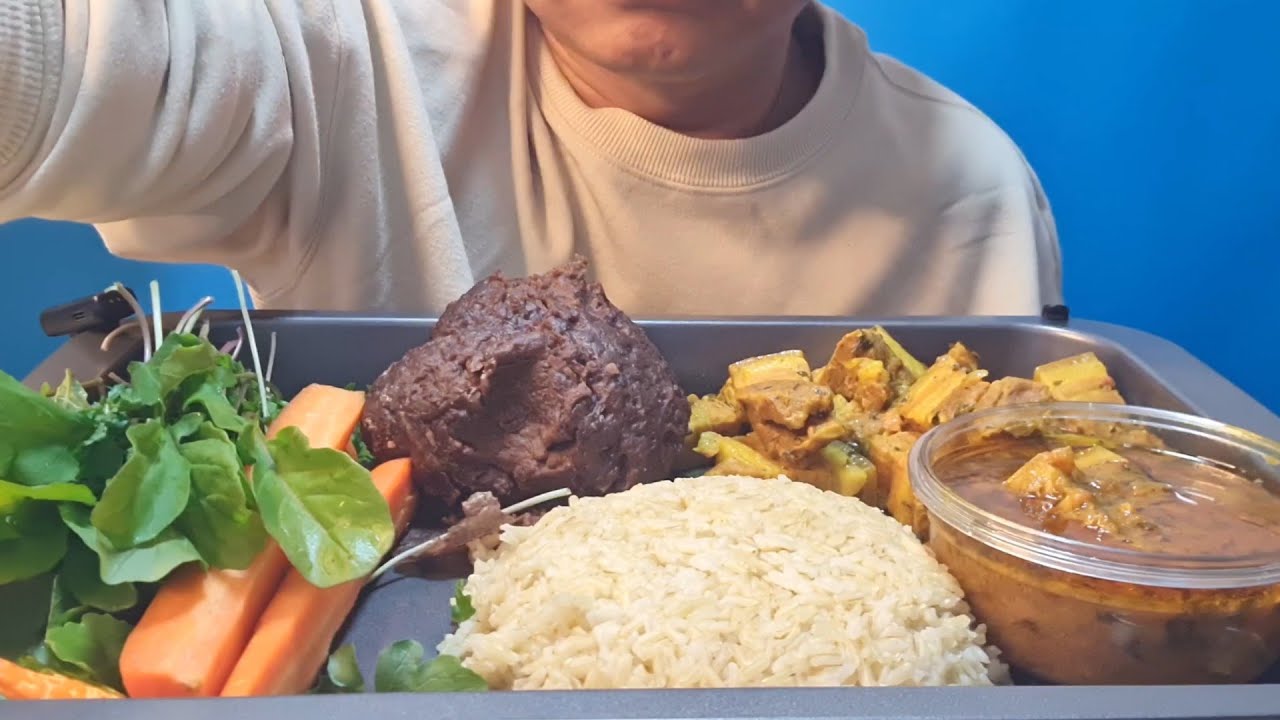 Eating Dhido and Rice With Pork Curry 🍛 Lunch meals 😋 @Mithochha01 # ...