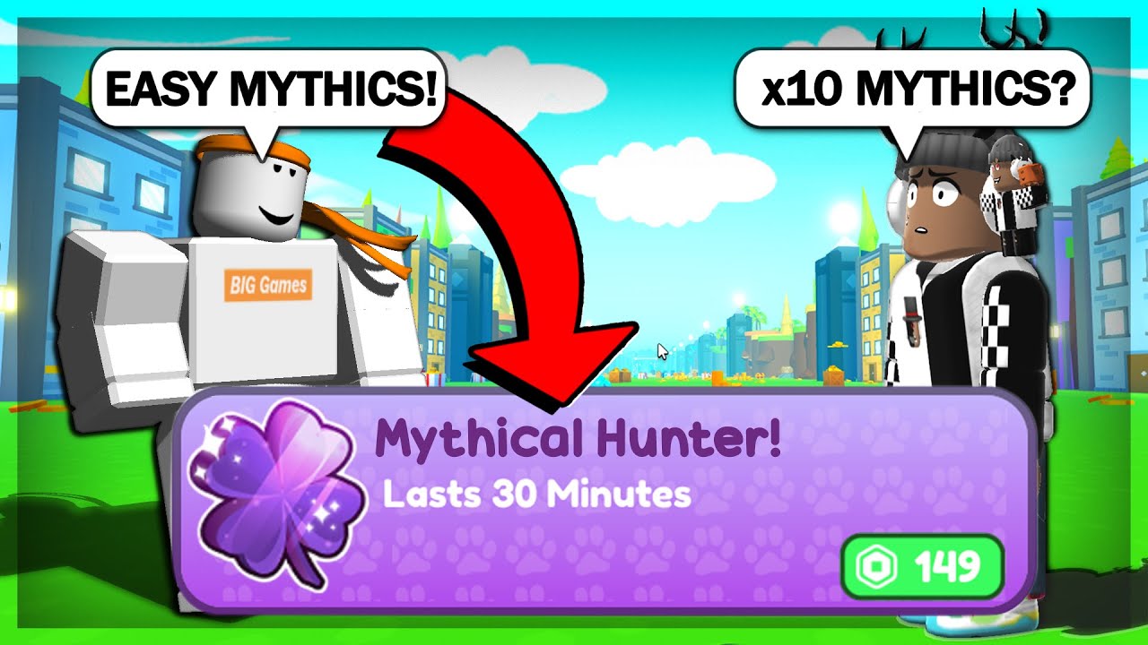 *New* MYTHICAL HUNTER BOOST! Makes MYTHICAL PETS TOO EASY? Pet ...