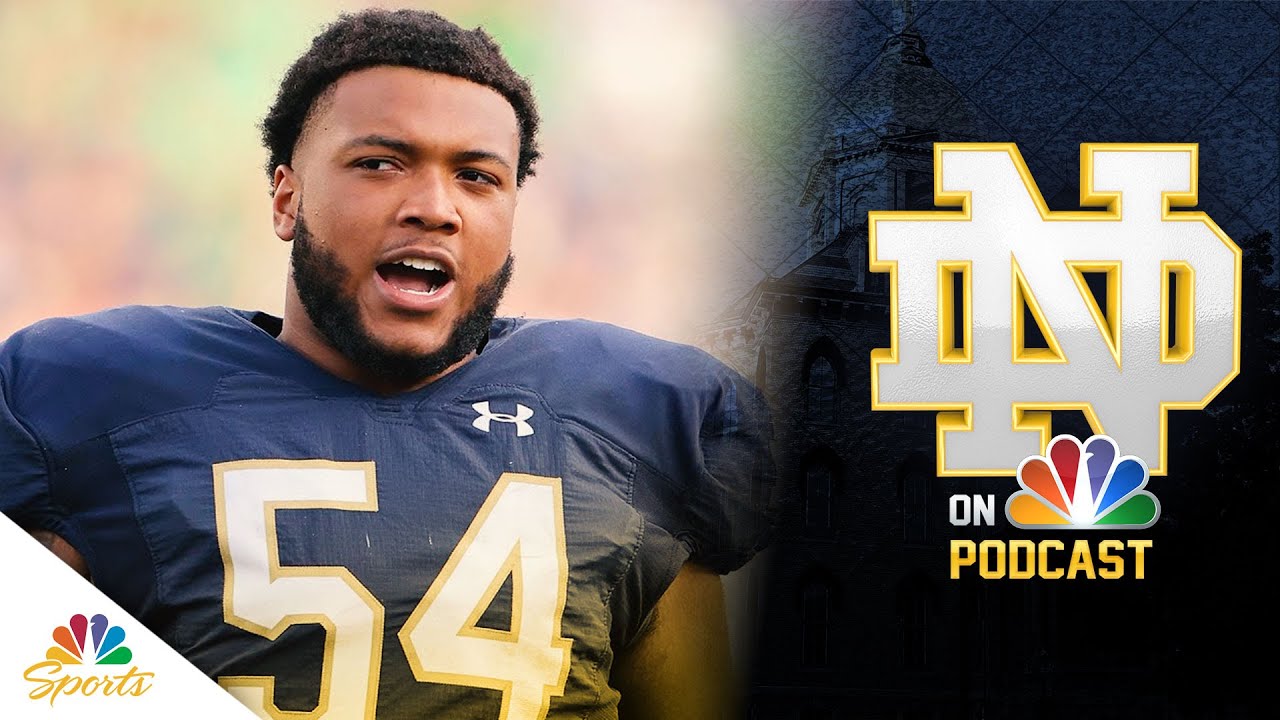 Notre Dame's Blake Fisher motivated by family, future aspirations | ND ...