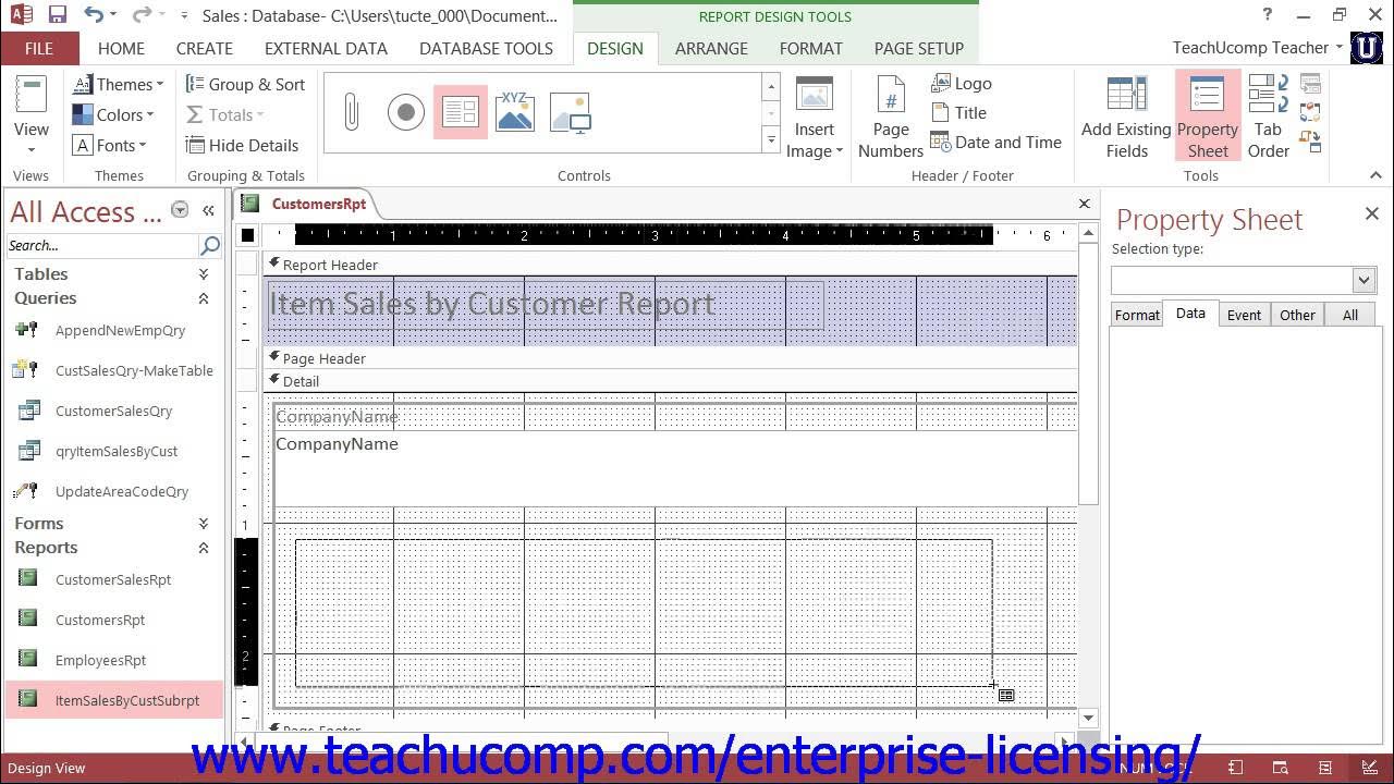 Microsoft Office Access Tutorial 2013 Using Forms 15.1 Employee Group ...