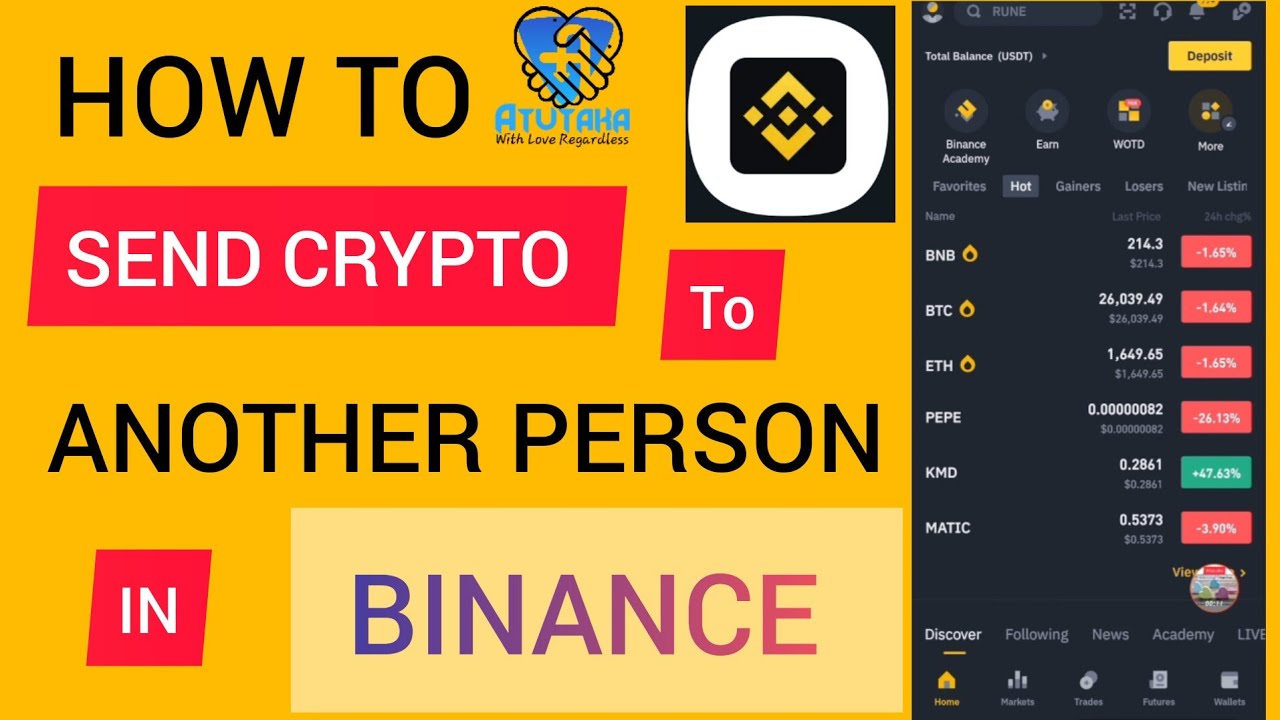 How To Deposit And Withdraw Crypto In Binance Account | Get Wallet ...