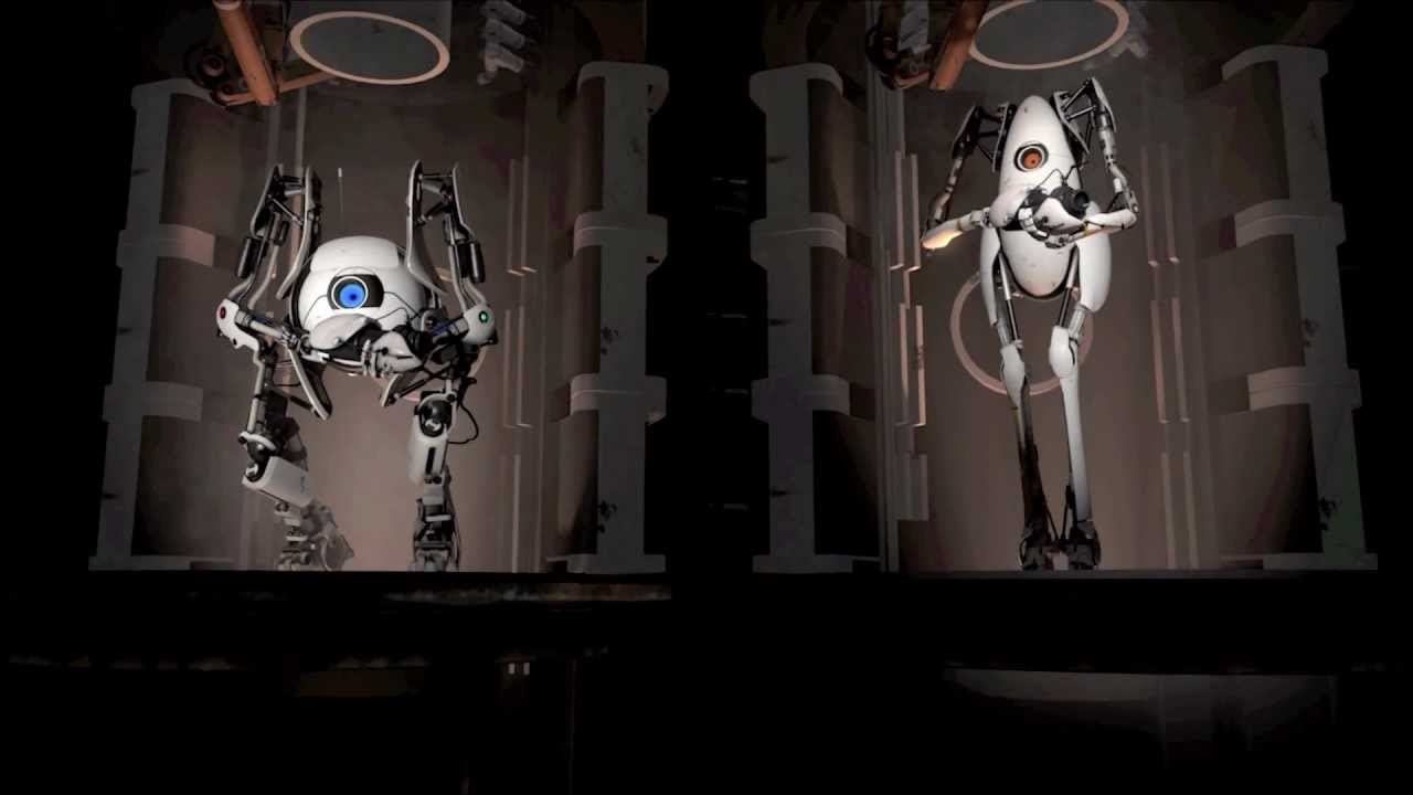 Portal 2: Meet the Bots - Atlas and P-Body - YouTube