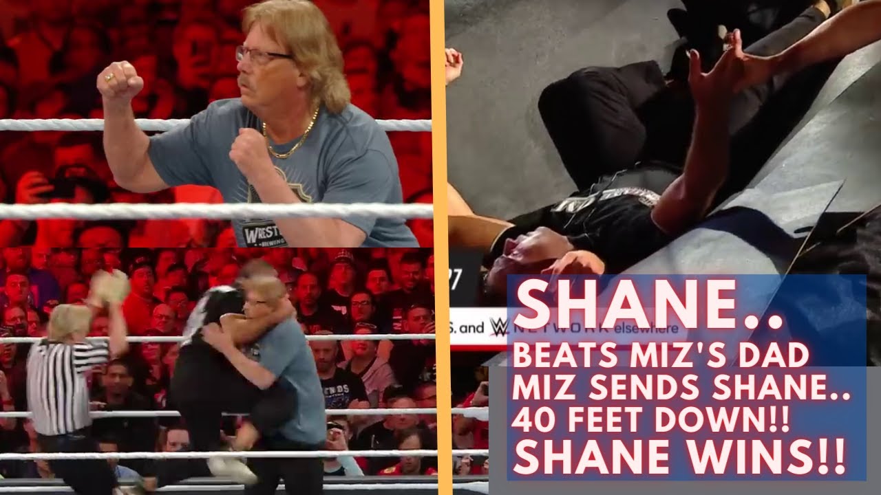 The Miz vs. Shane McMahon - Falls Count Anywhere Match: WrestleMania 35 ...