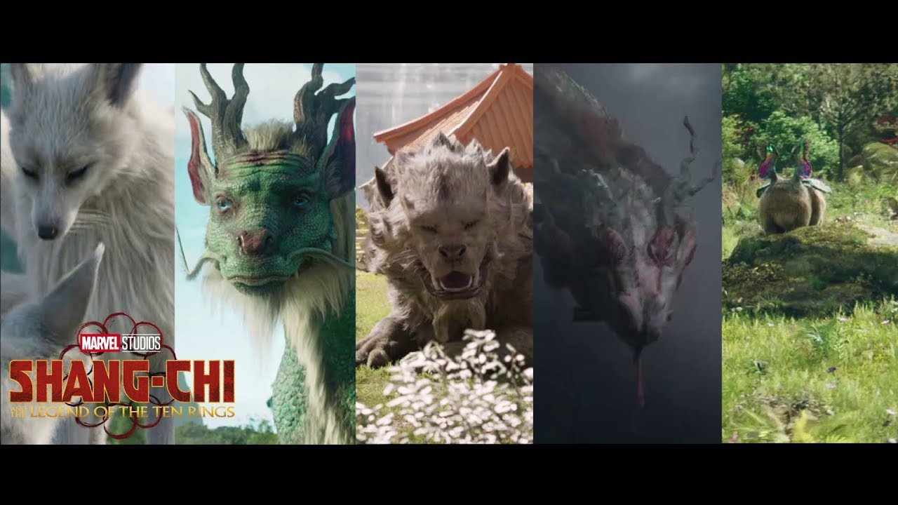 SHANG-CHI "All Magical Creatures From Ta LO Village" (2021) Disney+ ...