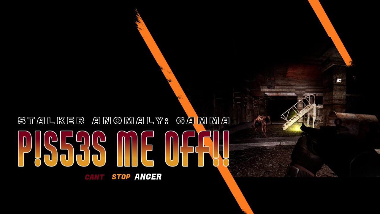 Raging at Stalker GAMMA - #jumpscare #angry #rage - YouTube