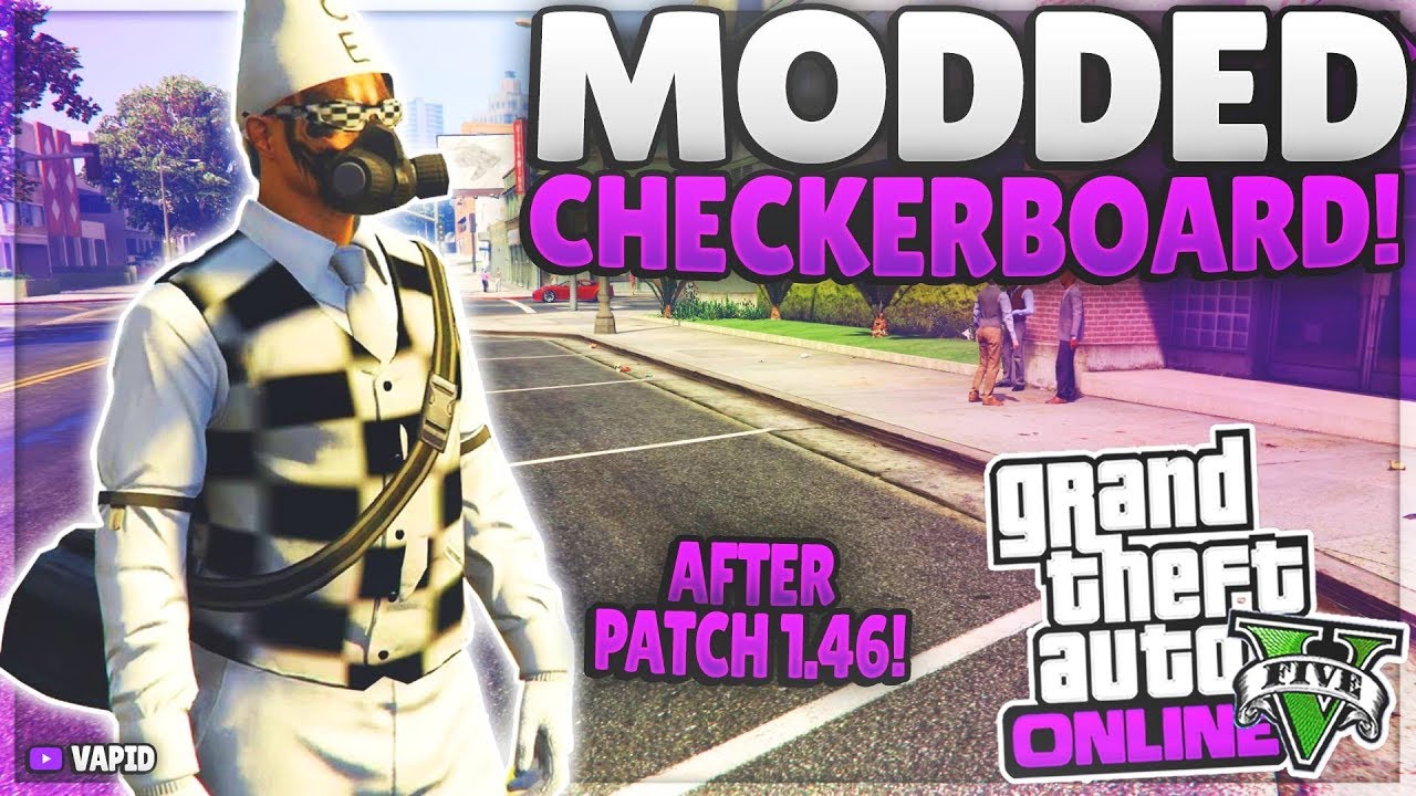GTA 5 ONLINE - *SOLO* HOW TO OBTAIN A FULLY CHECKERBOARD OUTFIT 1.46 ...
