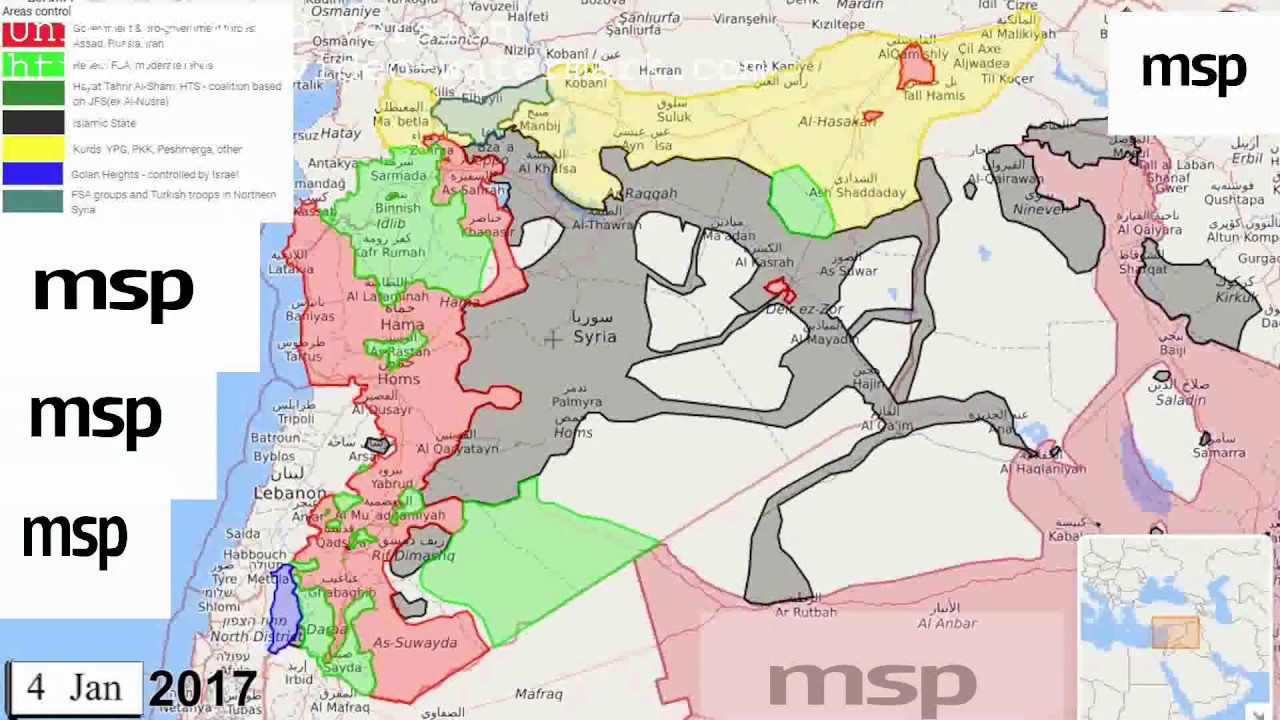 Syria civil war map 2017 | Update Every Day Syria today War report ...