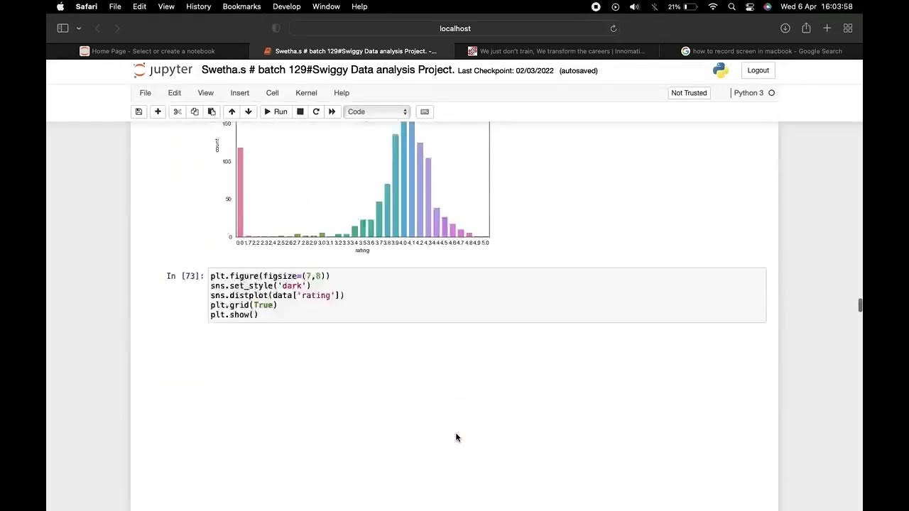 Swigg DataSet 2019 #python #ml #machinelearning #swiggy #kaggle - YouTube