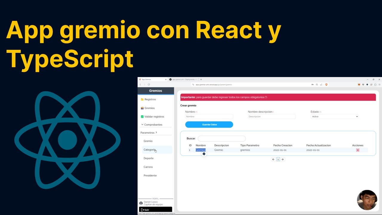 Aplicativo Web Con React Vite Y Typescript Youtube 8076