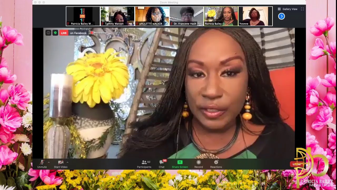 LIVE: VISION BOOK CLUB with Dr Patricia Bailey - YouTube