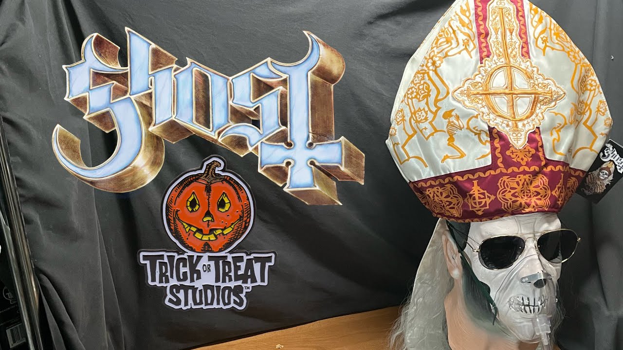 TOTs Ghost Papa Nihil / Zero Mitre Hat - YouTube