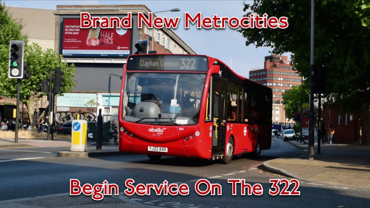 BRAND NEW | Abellio London 1001 (YJ22 AXH) | Optare Metrocity EV ...