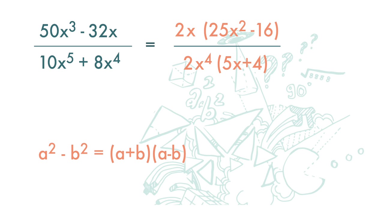 F2(Eng) Ch2 (V5.3A) Simplifying Algebraic Fractions - example - YouTube
