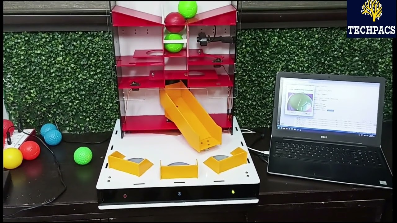 Color Based Ball Sorting Machine Youtube
