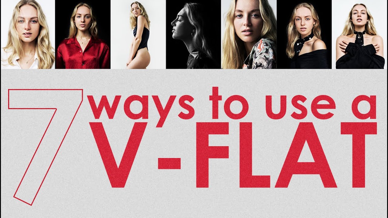 7 ways to use a v-flat, natural light photography. - YouTube