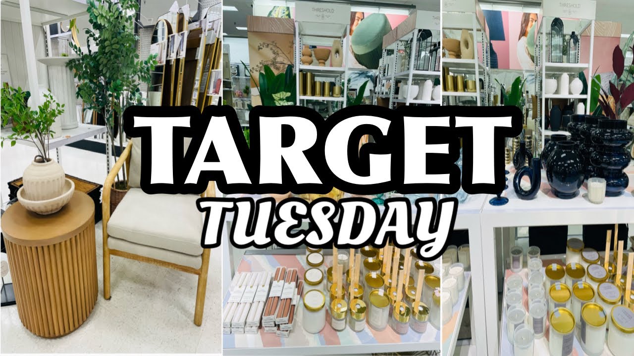 TARGET TUESDAY, SHOP WITH ME, SPRING DECOR #shopping - YouTube