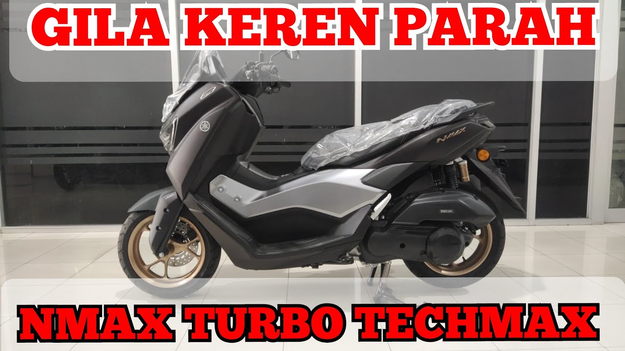 KEREN BANGET || YAMAHA NMAX TURBO TECHMAX WARNA MAGMA BLACK ‼️ #yamaha ...
