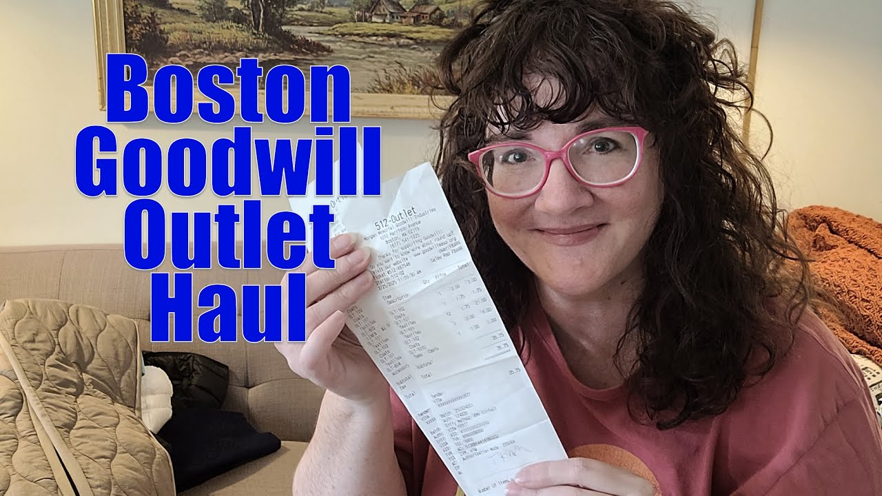 Boston Goodwill Outlet Haul....See what I found this week in 6 hours of ...