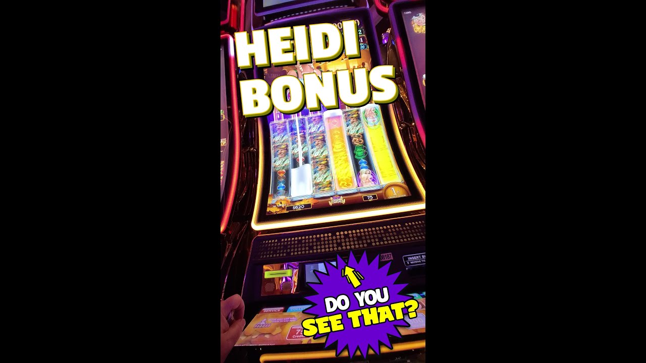 Heidi's Keeping Her Tips On The "Heidi's Bier Haus" slot machine - YouTube
