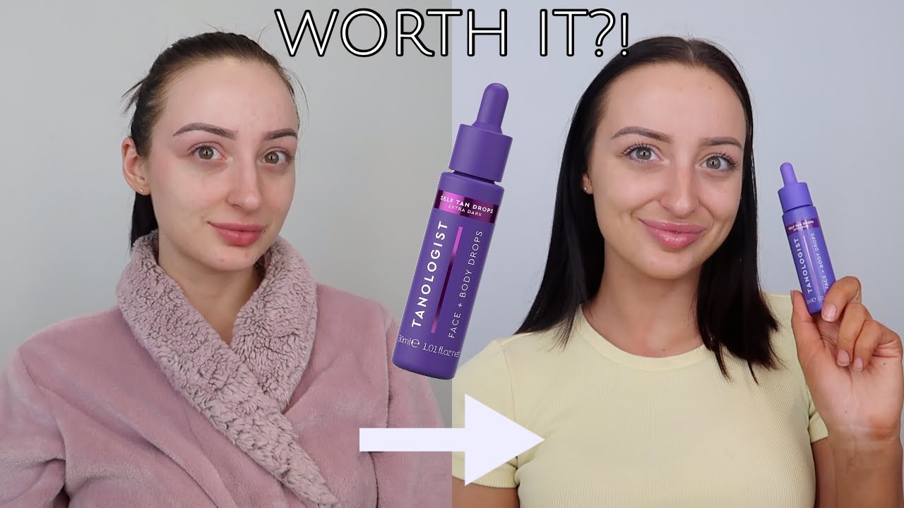 Tanologist Extra Dark Face + Body Drops Honest Review + Demo + First ...