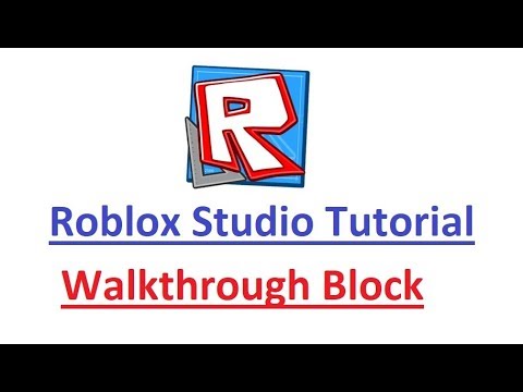 Roblox Studio-Making a Walkthrough Block - YouTube