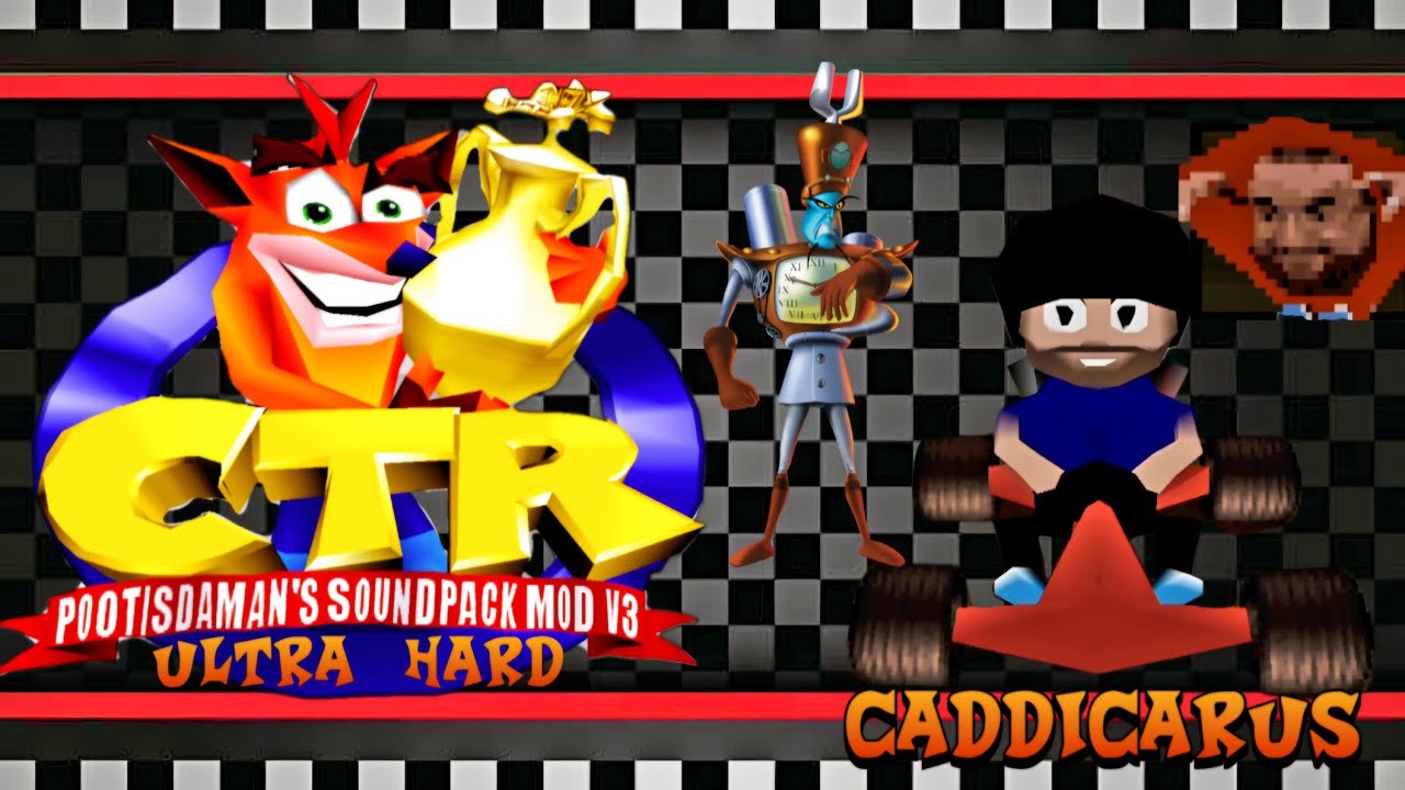 CTR Crash Team Racing: PootisDaMan's Soundpack Mod: Caddicarus - YouTube