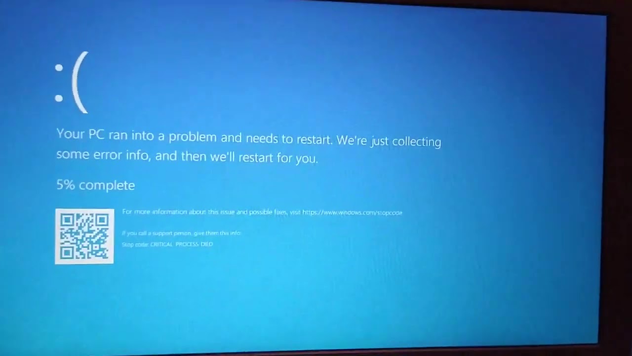 Windows 10 BSOD 3 - YouTube