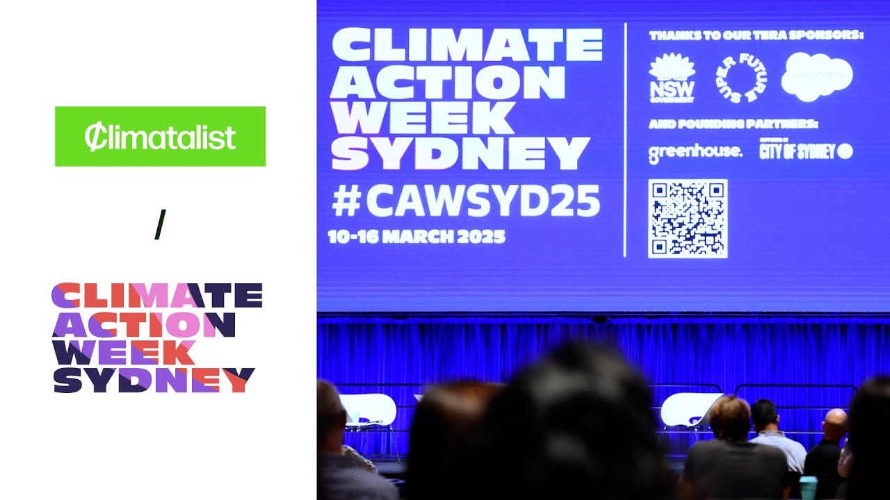 Climatalist x Climate Action Week Sydney '25 - YouTube