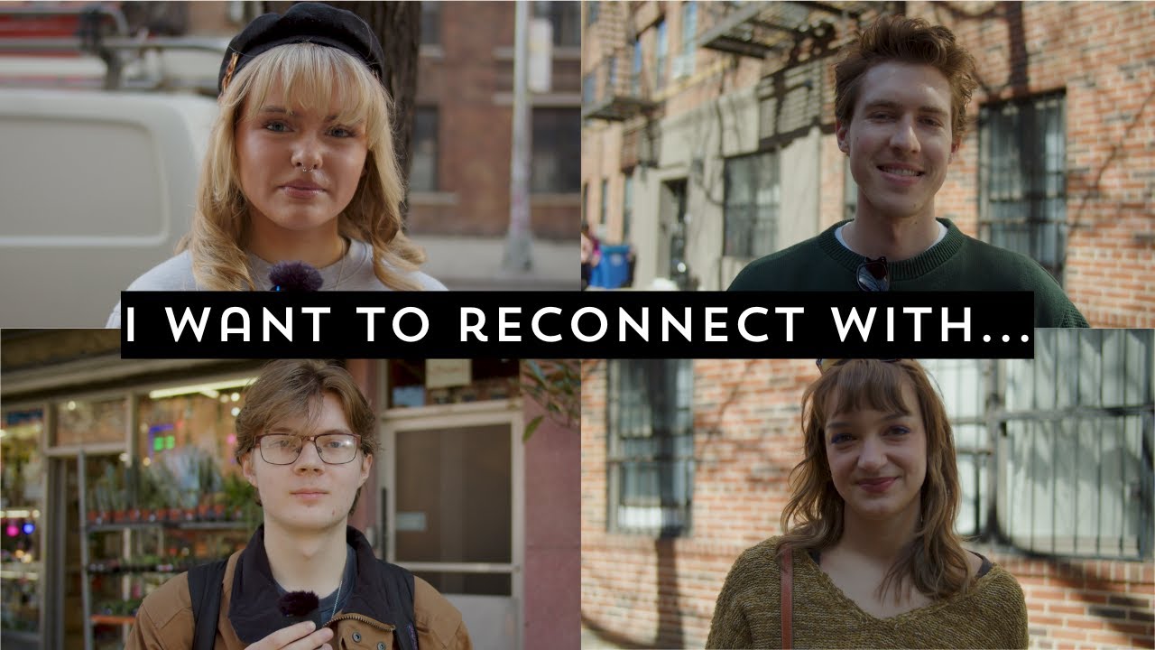 Who do you want to reconnect with? People Answer - YouTube