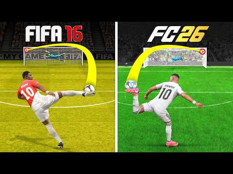 Scoring 1 Amazing Goal With Mbappe in Every FIFA