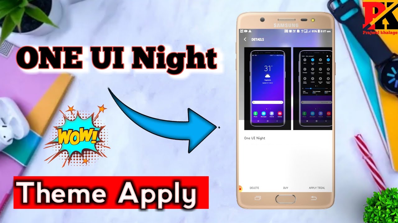 Samsung Galaxy j7 prime,max Apply ONE UI Night Theme Full Dark Use Full ...