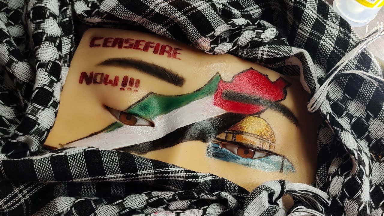 COLORS WE ALL LOVE ! EYE MAKEUP TUTORIAL | PALESTINE #makeup # ...