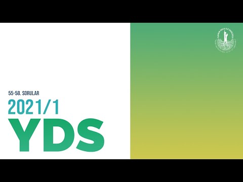 YDS 2021/1 | 55-58. SORUALR