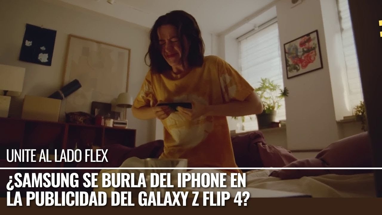 🔴¿Samsung se burla del IPhone en la publicidad del Galaxy Z Flip 4 ...