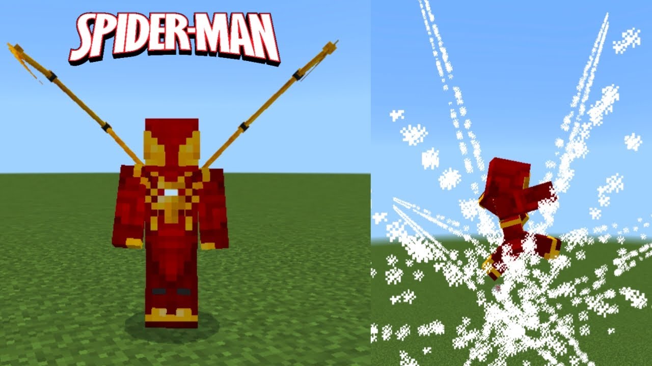 NEW SPIDERMAN IN MINECRAFT...| SPIDERMAN ADDON | MINECRAFT - YouTube