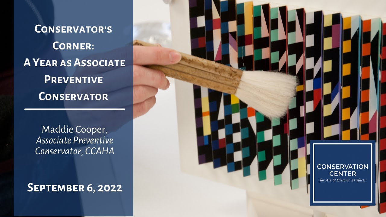 Conservator's Corner: A Year as Associate Preventive Conservator - YouTube