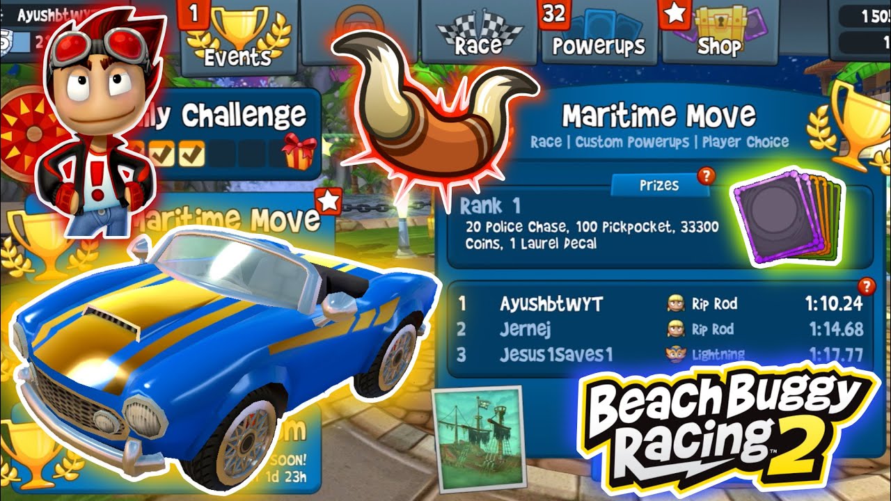 Maritime Move |🥇1st place | Giro 930 + Rez | Beach Buggy Racing 2 🏖🏁 ...