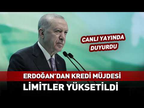 Erdoğan'dan Kredi Müjdesi! Canlı Yayında Açıkladı #sondakika