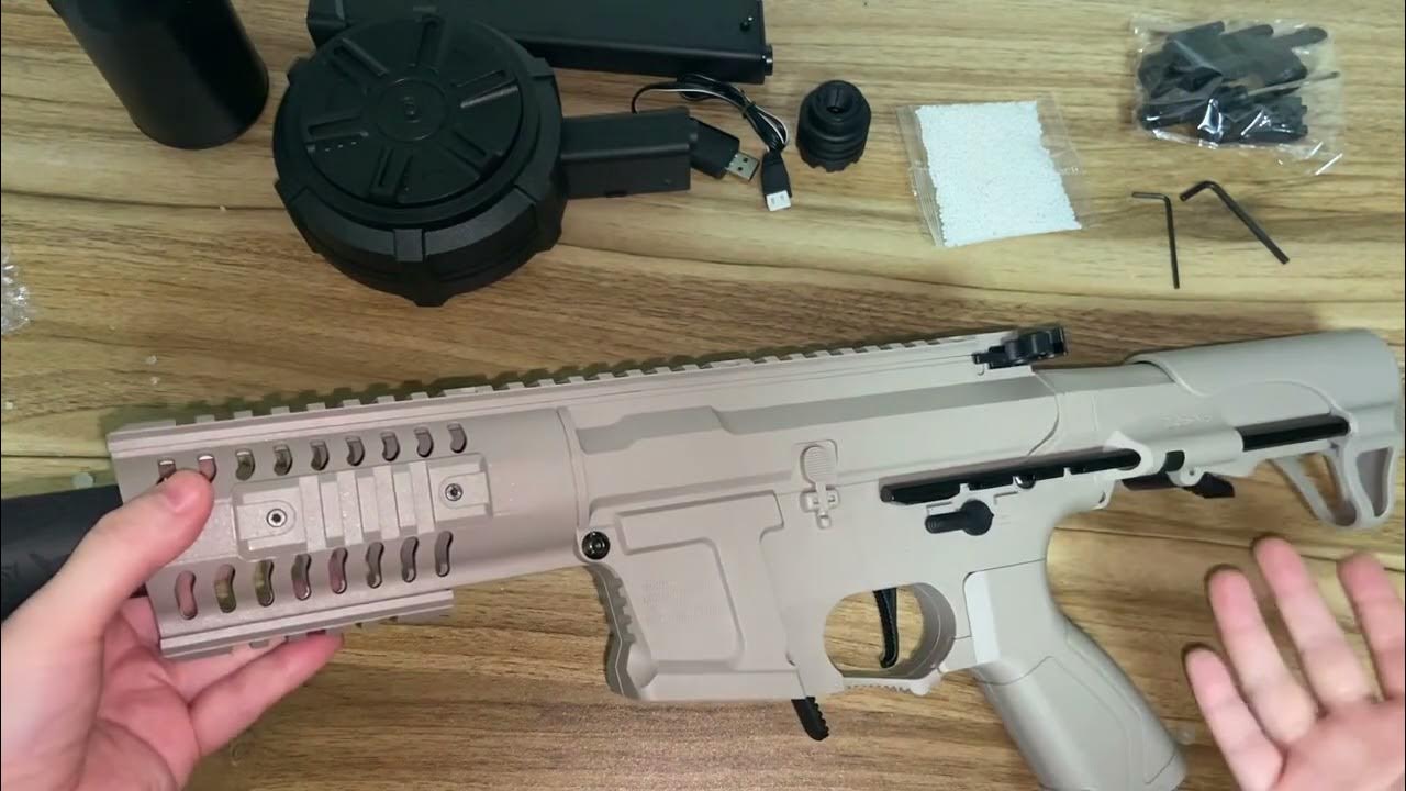 AKgelblaster.com REVIEW/UNBOX TG ARP9 Gel Blaster V2 TAN new release in June 2023 - YouTube