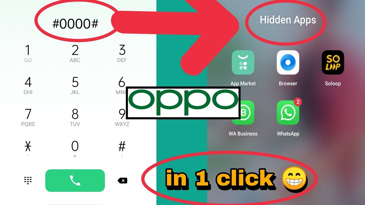 How to hide apps in oppo | Oppo ke mobile me app hide kaise kare | How ...