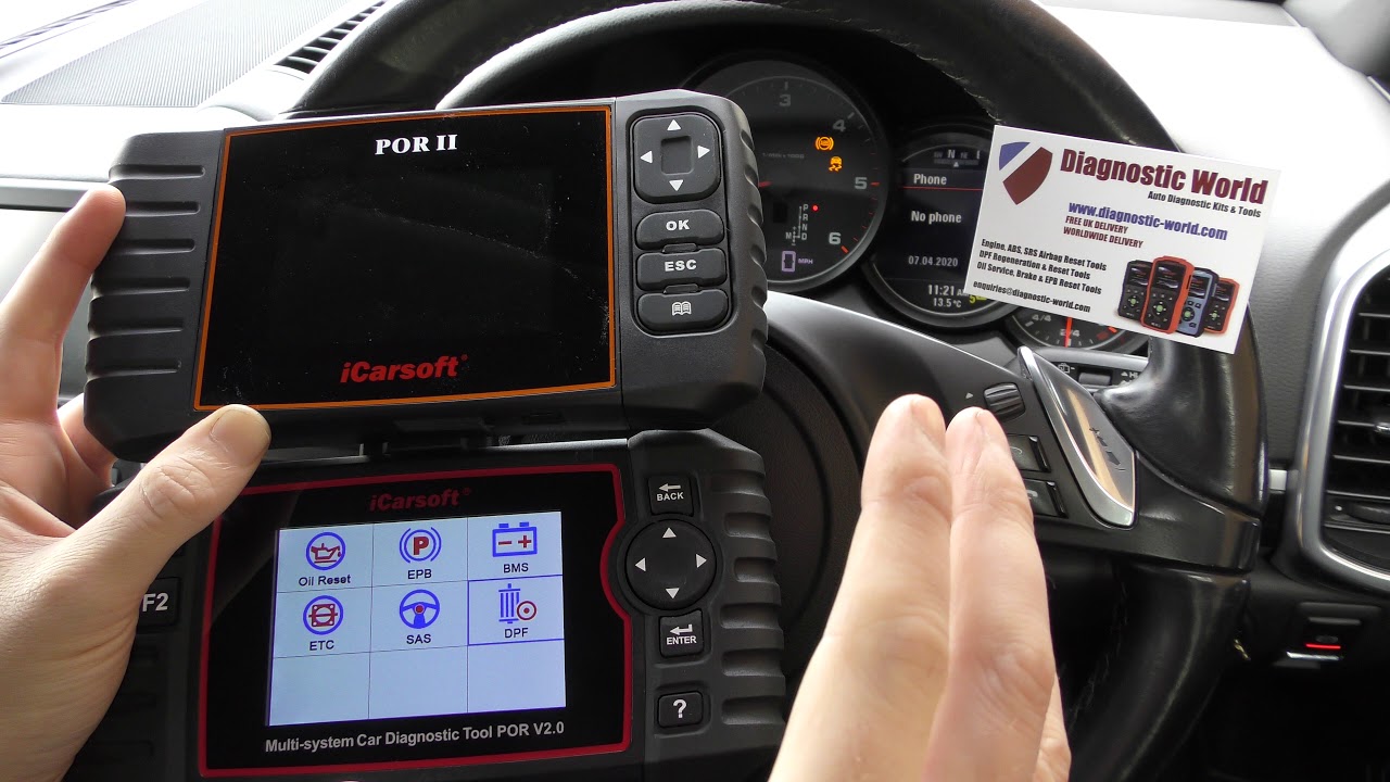 POR v2.0 vs POR II iCarsoft Porsche Scan Tool Code Reader Differences ...