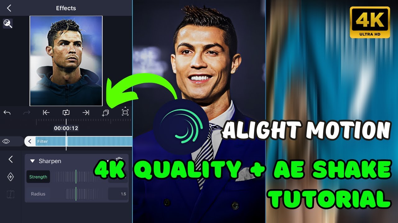 HOW TO MAKE 4K QUALITY EDITS ON ALIGHT MOTION || 4K CC + DIRECTIONAL BLUR TUTORIAL - YouTube