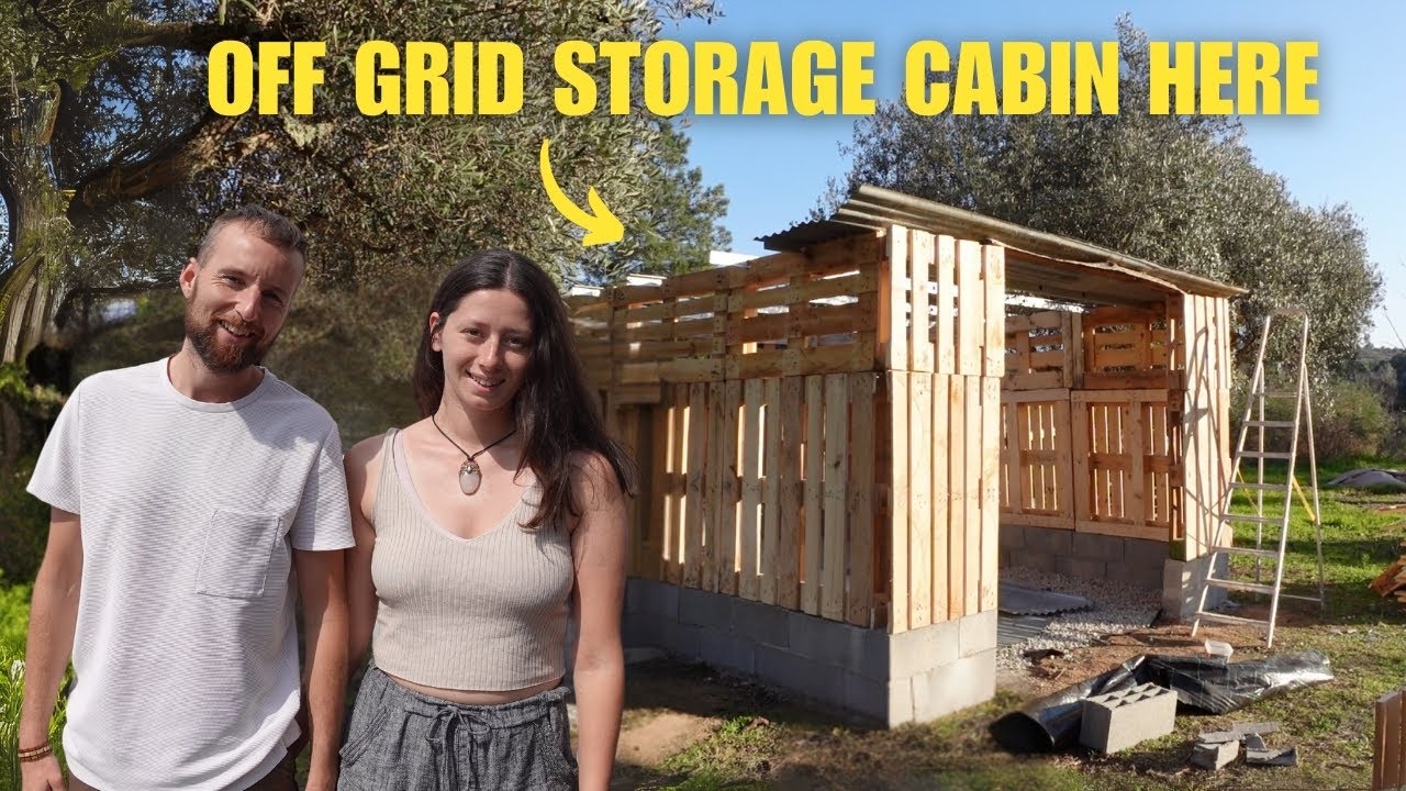 NEW BUILD Off Grid Storage Cabin DIY Timber Build - YouTube