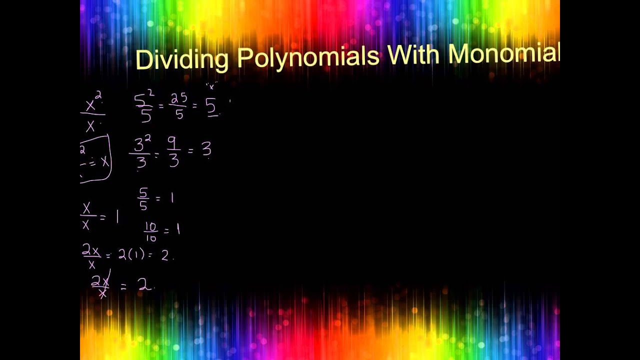 Grade 9 Math: Dividing Polynomials - YouTube
