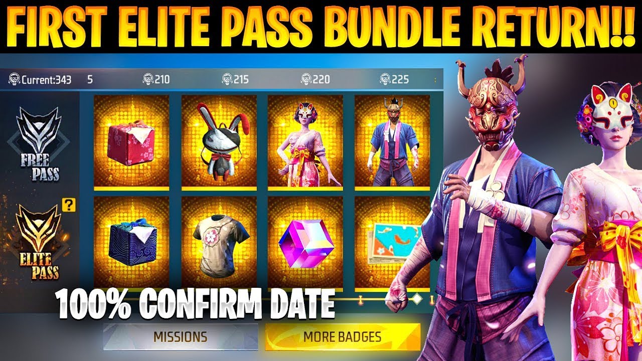 Free Fire First Elite pass Return Conform Date😱|Free Fire New Event ...