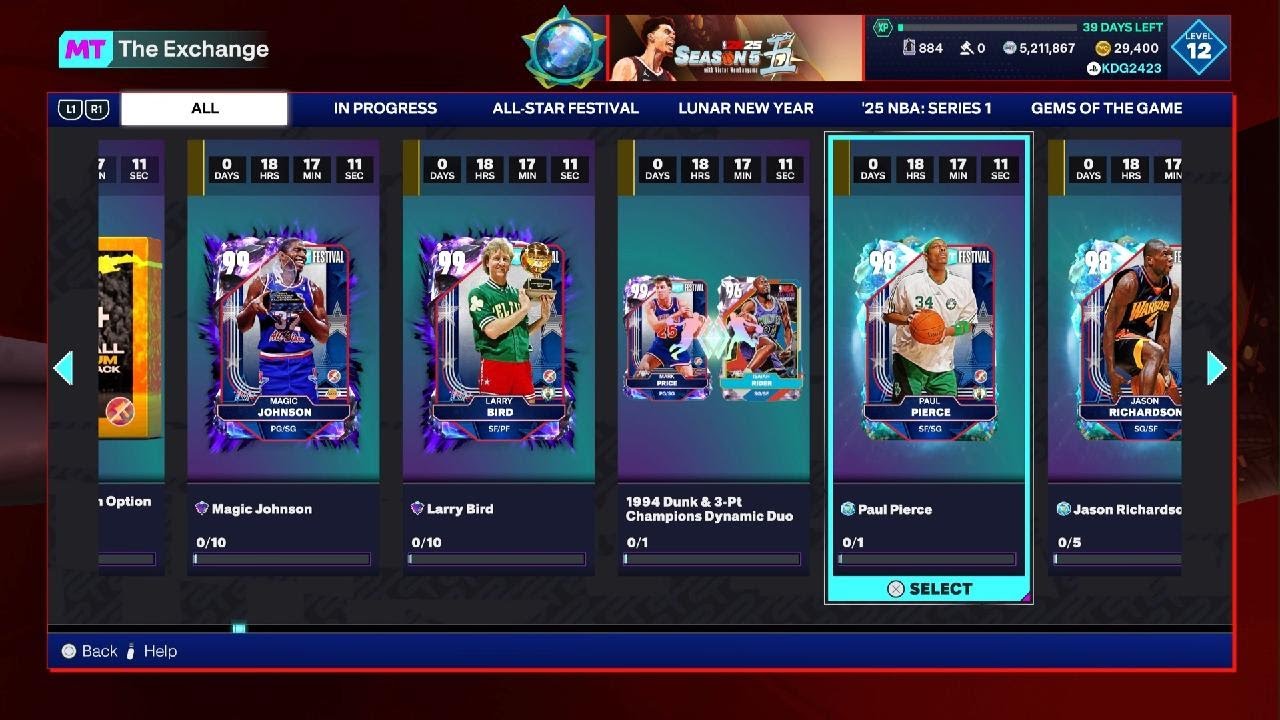 NBA 2K25 MYTEAM ALL STAR EVENT EXCHANGE BLESSINGS WHAT DID WE OBTAIN ...